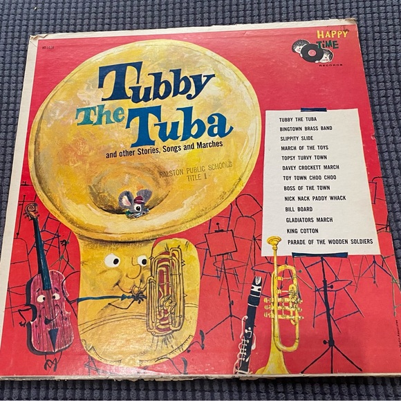 Disney | Media | Happy Time Record Tubby The Tuba Other Stories Songs ...